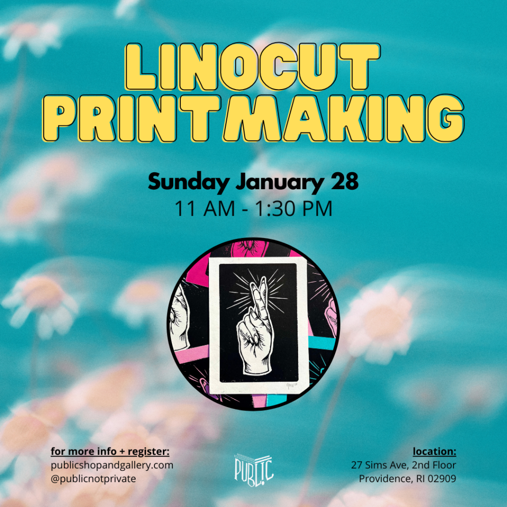 RI Shows || Linocut Printmaking Workshop - RI Shows